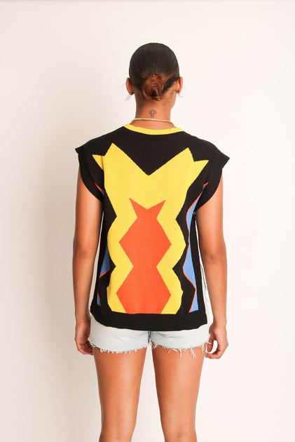 Safety Pin Knit Vest – Faveloworldwide